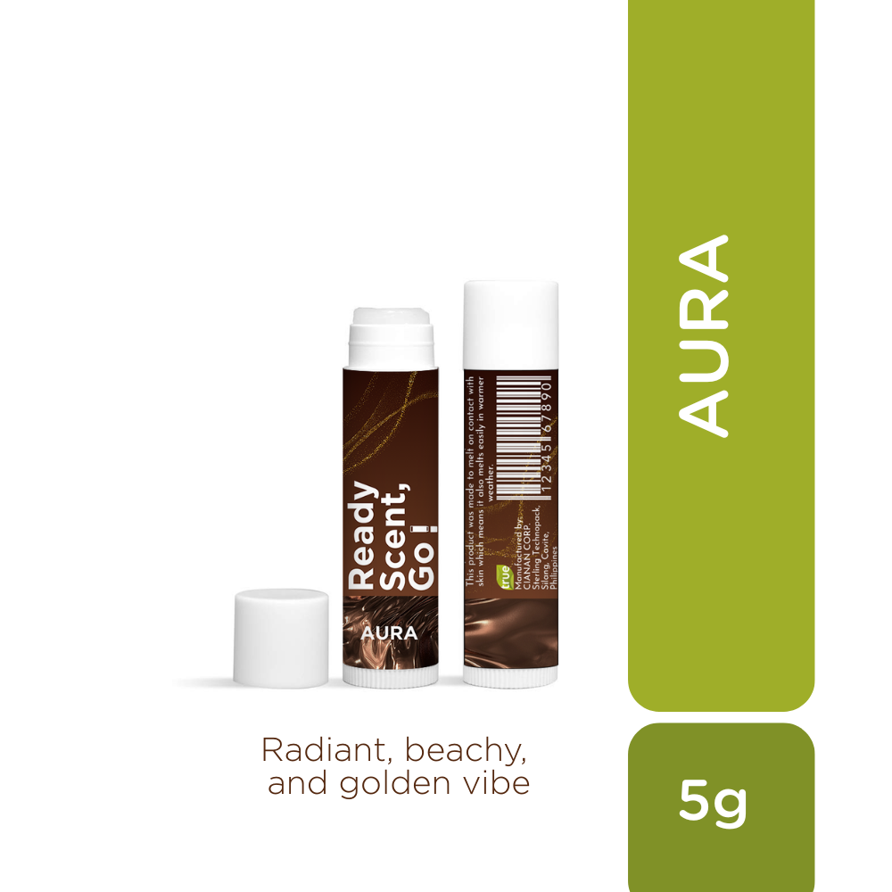 Ready Scent, Go! Solid Perfume - Aura - For Women – True Natural & Clean