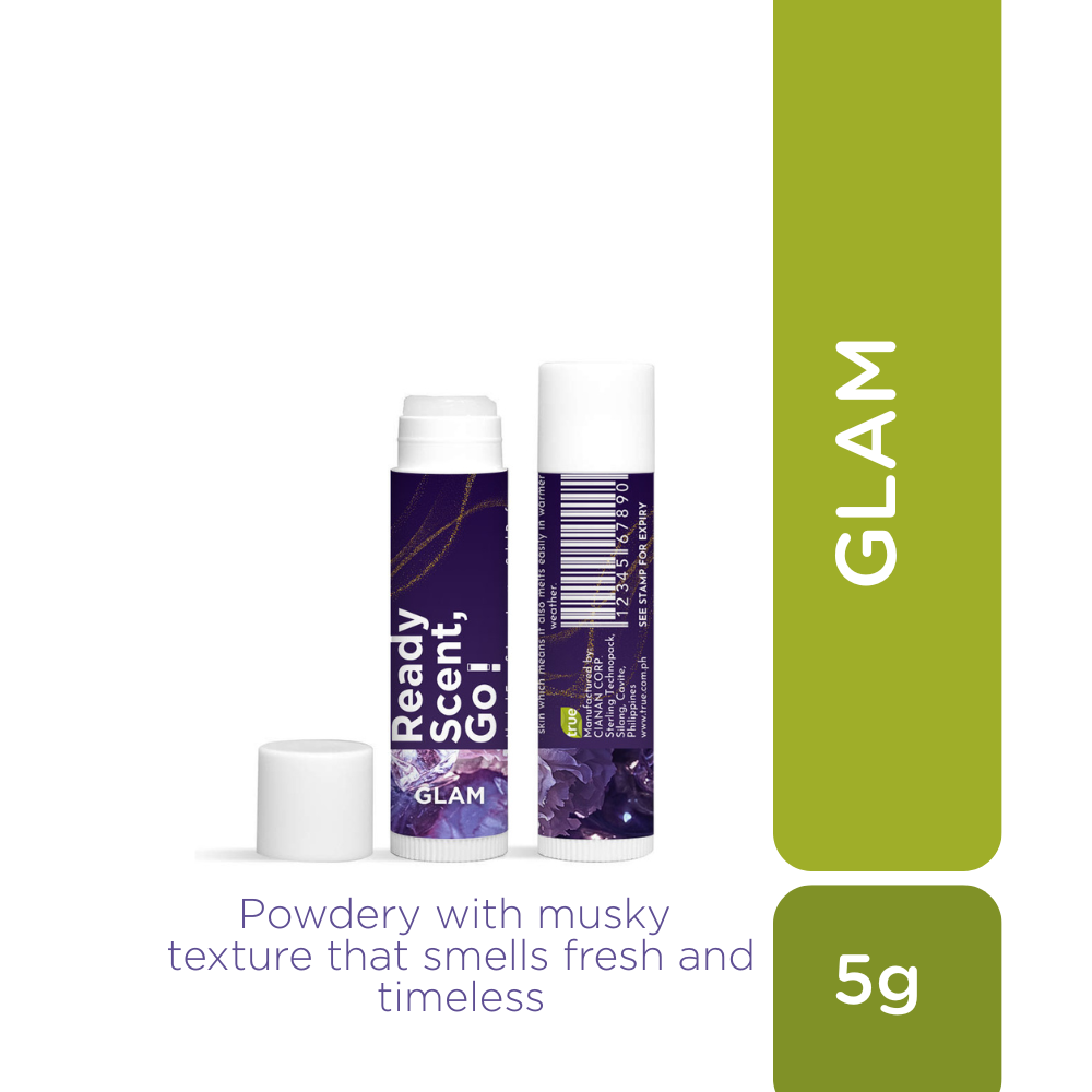 Ready Scent, Go! Solid Perfume - Glam - For Women – True Natural & Clean
